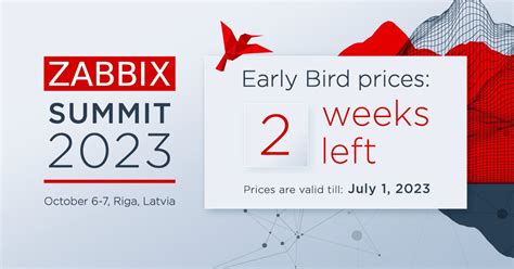Zabbix Team On Twitter The Early Bird Clock Is Ticking Secure Your Spot At