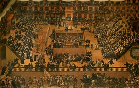Auto De Fe En La Plaza Mayor De Madrid Colección Museo Nacional Del