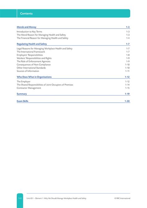 Nebosh Unit Ig1 Pdf Medical Health