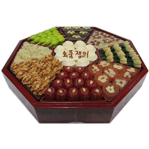 폐백음식모형 구절판b 음식모형고임상 돌상폐백음식혼례상음식 소품쟁이 자수표구