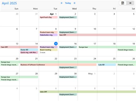 angular and ionic event calendar customizing the header example