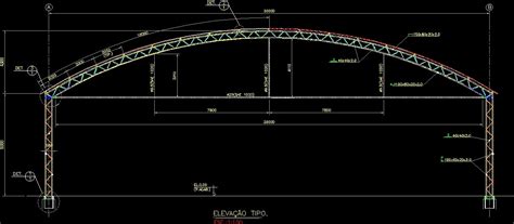 Metallic Structure Dwg Section For Autocad • Designs Cad