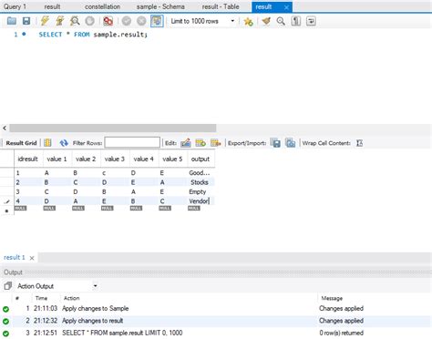C In Mysql How To Compare Five Values In The Same Row And Get The