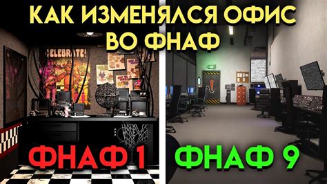 КАК МЕНЯЛСЯ ОФИС ВО ВСЕЛЕННОЙ ФНАФ Five Nights At Freddys Youtube