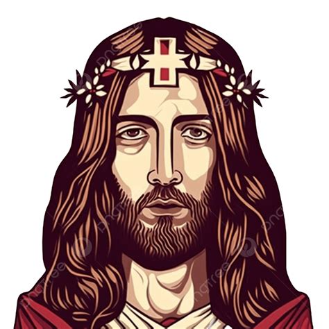 Jesus Christ Vector Portrait For Chtistmas Christmas Jesus Christ