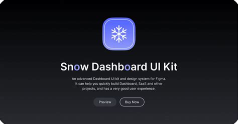 Snow Dashboard Ui Kit