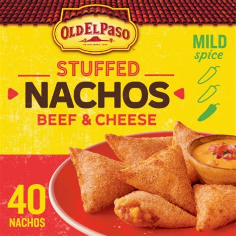 Old El Paso Stuffed Nachos Beef And Cheese 40 Ct 042 Oz Smiths Food And Drug