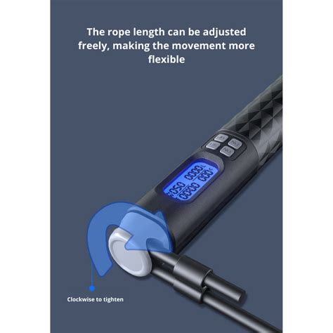 2 In 1 Smart Cordless Skipping Rope With Digital Counter Non Slip Hand