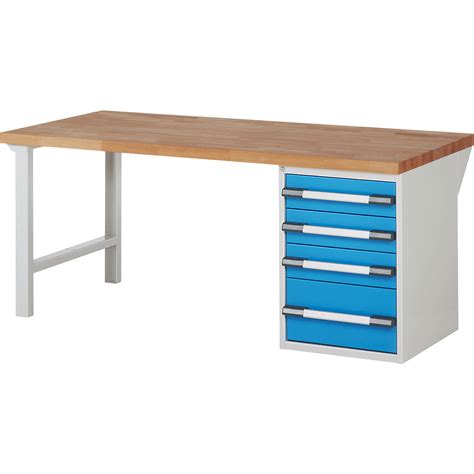 Workbench Series 7 Modular System Eurokraft Pro 4 Drawers Kaiserkraft
