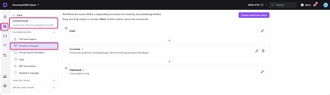 Workflow Designer In Document