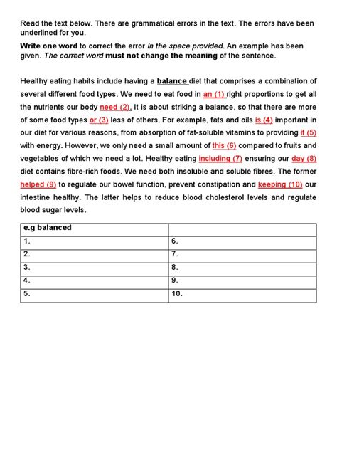 Form 1 Exercise Pdf