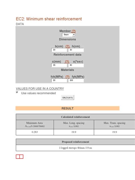 ec2 minimum shear reinforcement download free pdf beam structure