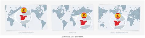 세계지도에는 국기가 그려진 확대된 우간다의 지도가 스톡 벡터로열티 프리 1838875171 Shutterstock