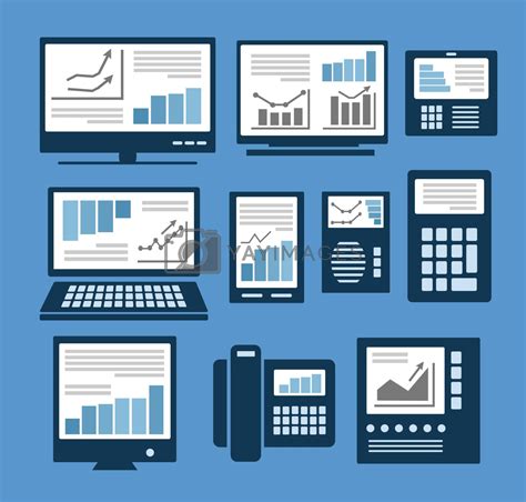 Different Computers By Alexzel Vectors And Illustrations Free Download