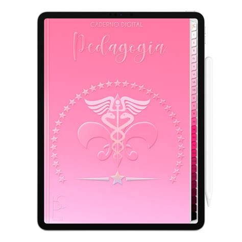 Caderno Digital Blush Pedagogia Estrelas do Futuro 24 Matérias Para