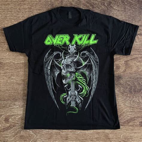 Official Overkill Band T Shirt Scorching The Earth 2024 Tour Original