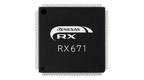 Renesas Electronics R5f5671ehdfb 30 32bit Rxv3 Microcontroller Rx671 120mhz 2 048 Mb Flash