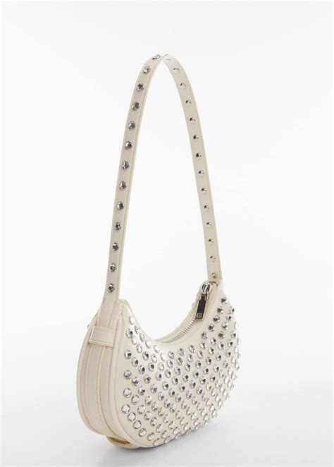 Bolso Hombro Tachuelas Mujer Mango España