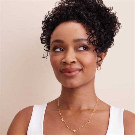 Heritage Multiple Initial Necklace With Diamonds In 18k Gold Vermeil Myka