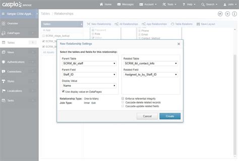 Build A Custom Crm Video 2 Of 5 Defining Table Structures Caspio