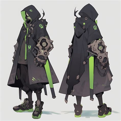 Premium Photo Anime Concept Average Height Male With A Plague Doctors