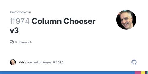 Column Chooser V Issue Brimdata Zui GitHub