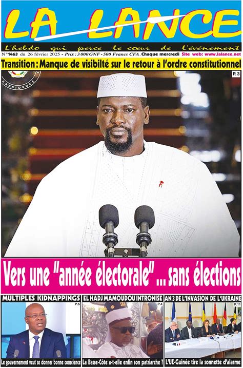 1000071439 Le Lynx Nouvelles satiriques en provenance de la Guinée