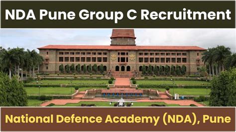 Latest Government Job Information NDA Pune Group C Recruitment 2024