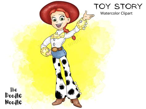 Jessie Toy Story Png Imágenes Prediseñadas De Acuarela Etsy México