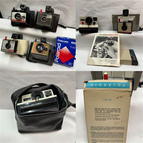 Polaroid 6 Instant Cameras 3000 ‘big Swinger Zip Color Swinger