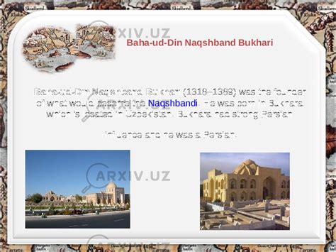 Baha Ud Din Naqshband Bukhari Tarix Slaydlar