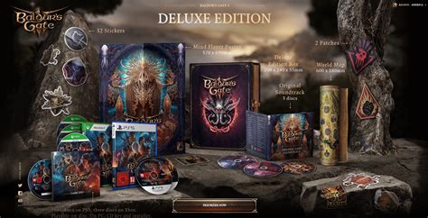 Baldurs Gate 3 Deluxe Edition Physical Contents