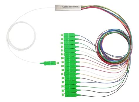 Splitter Fibra Óptica Divisor Plc 1x16 Scapc Paq 10 Pzas Envío Gratis