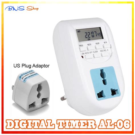 Digital Timer Al 06al 16u Electronic Digital Mains Euus Plug In Timer