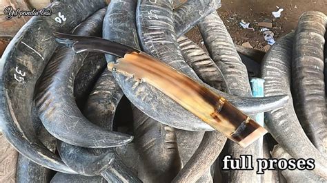 Creative Crooked Horns Straightened To Make Machete Sheaths YouTube