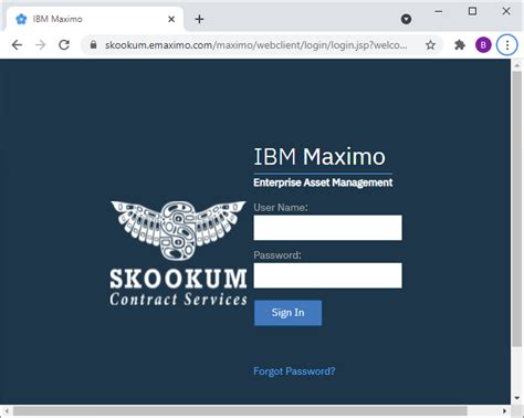 Maximo Login