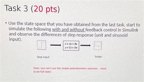 derive and draw the full state feedback flow