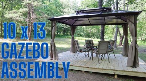 Garden Gazebo Instructions Fasci Garden
