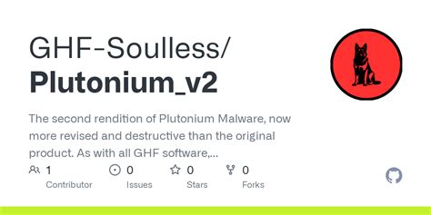 Github Ghf Soulless Plutonium V2 The Second Rendition Of Plutonium Malware Now More Revised