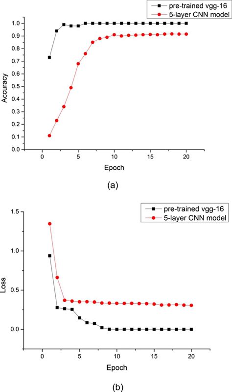 The Loss And Accuracy Of The Pre Trained Vgg 16 Model And The 5 Layer