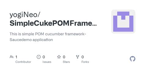Github Yogineo Simplecukepomframework This Is Simple Pom Cucumber