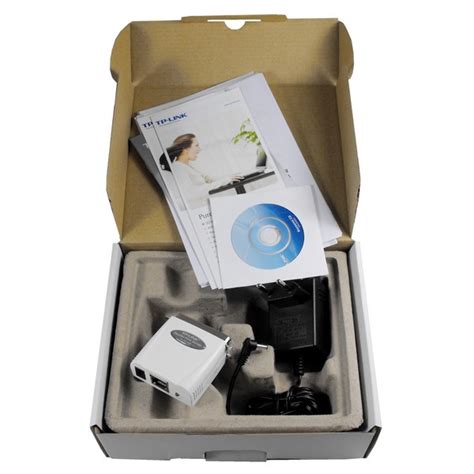 Aerial Net Single Parallel Port Fast Ethernet Print Server