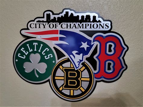 Boston Sports Teams Combo Wall Décor Small Etsy