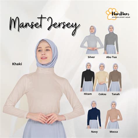 Jual Manset Inner Baju Tangan Panjang Wanita Dalaman Olahraga Namnam Shopee Indonesia