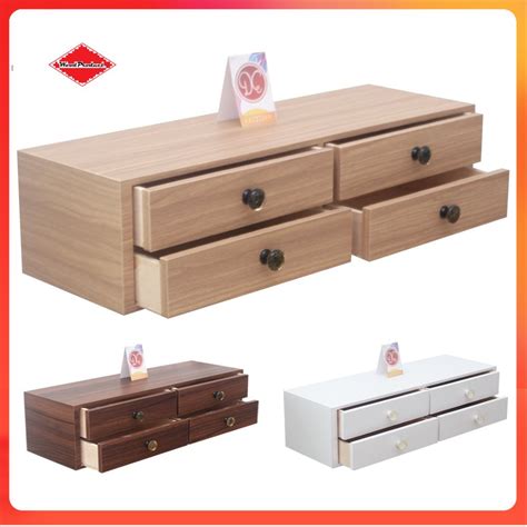 Jual Wood Pro Rak Laci Dinding Nakas Kotak Penyimpanan Minimalis X Cm Model Melayang Tempel