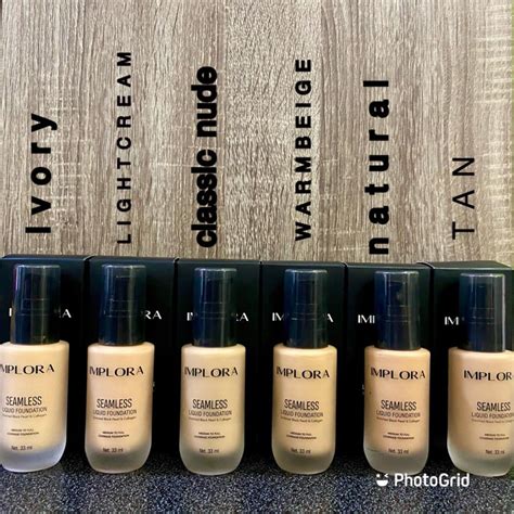 Jual Implora Seamless Liquid Foundation 33ml Original Bpom Shopee