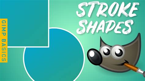 How To Stroke Shapes In GIMP GIMP Basics For Beginners YouTube
