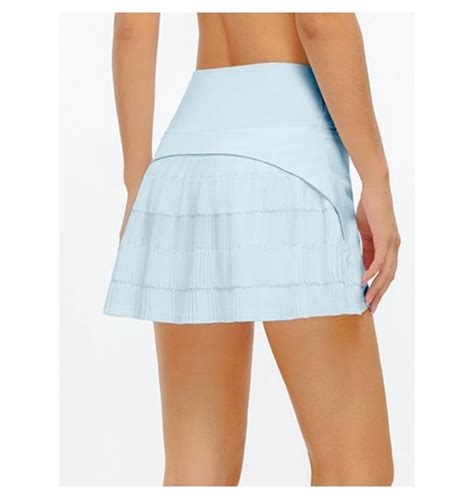 프로 테니스 치마 여자 장미속기 배드민턴 몸달리기 전문 스커트 여성용 주름 얇은 속건 통기성 피트니스 러닝 요가 의류 스포츠 하프 길이 바지 티몬