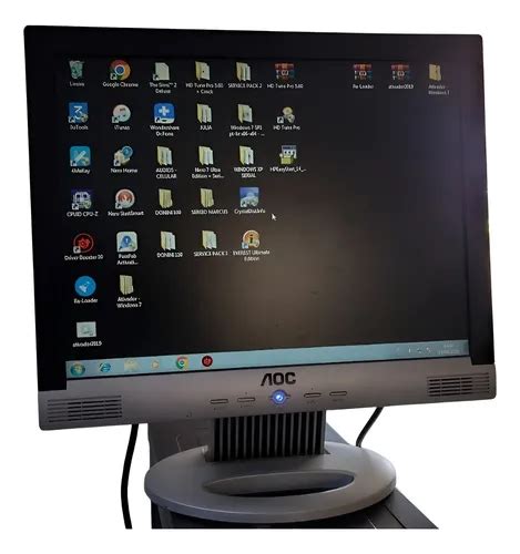 Monitor Lcd De 15 Polegadas Aoc Lm522 C Cabos Parcelamento Sem Juros
