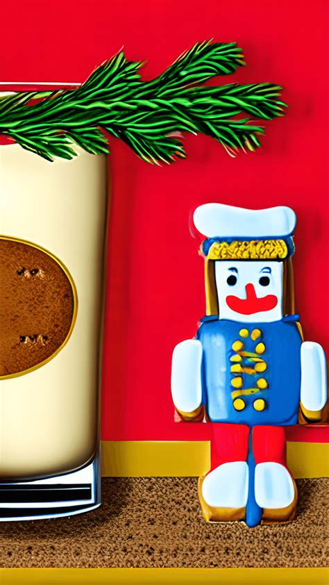 Still Life With Nutcracker And Glass · Creative Fabrica